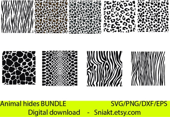 ANIMAL HIDES SVG Animal Print Animal Spots Svgleopards - Etsy