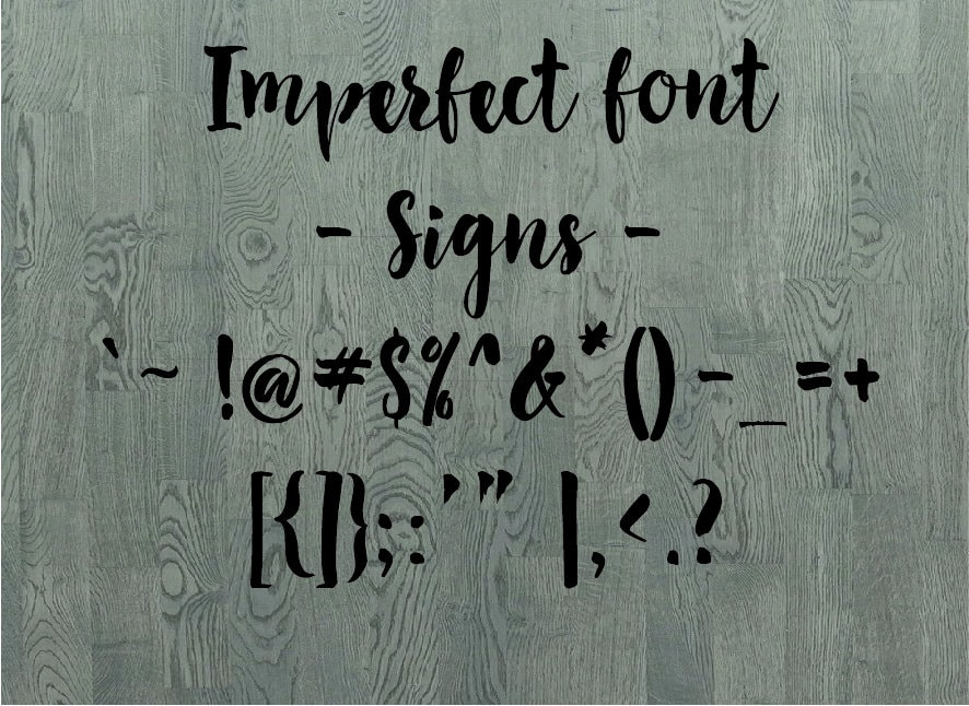 IMPERFECT FONT SVG, Png - Instant Download, Imperfect Alphabet, Letters ...