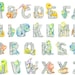 Cute Dino Alphabet Clipart Bundle Transparent PNG, Bundle Clipart ...