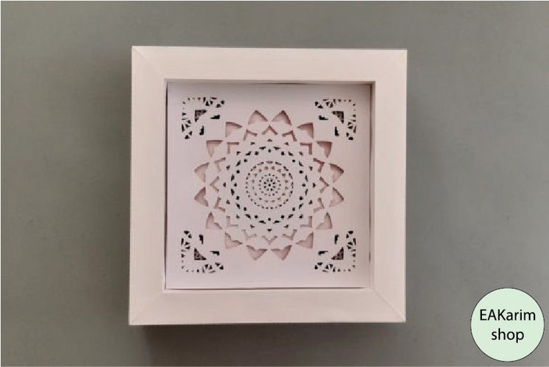 SHADOW BOX SVG Template Svg Files for Cricut and Silhouette - Etsy ...