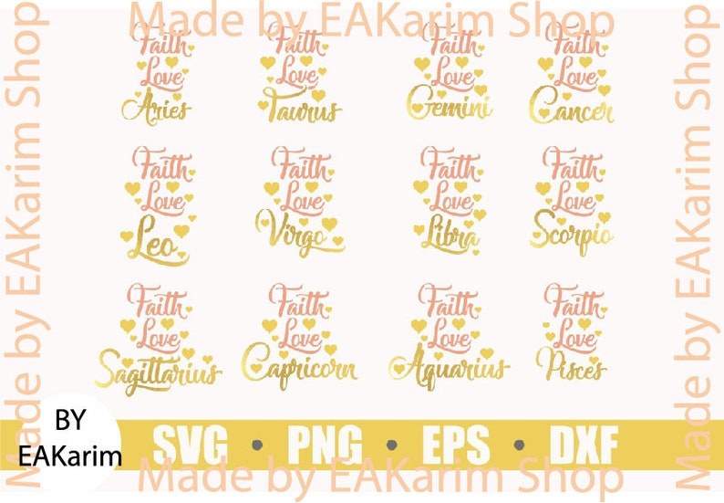 ZODIAC SVG MEGA Bundle, Zodiac Signs Svg, Zodiac Svg, Mystic Svg ...