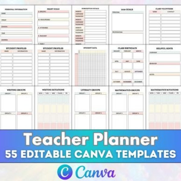 Art Teacher Planner - Etsy