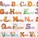 Animal Alphabet Clipart for Clip Art for Commercial Use PNG Files, Cute ...