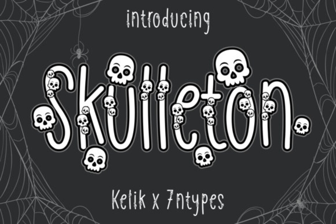 Skeleton Alphabet Letters for Halloween Clipart Commercial Use ...