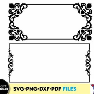 FRAME SVG - Vintage, Frames SVG, Vintage Frames, Dividers Cut Files ...