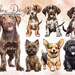 BABY DOGS WATERCOLOR Puppies Clipart Png Baby Dogs Clip Art - Etsy