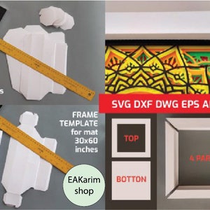 SHADOW BOX SVG, Template, Svg Files for Cricut and Silhouette, Tutorial ...