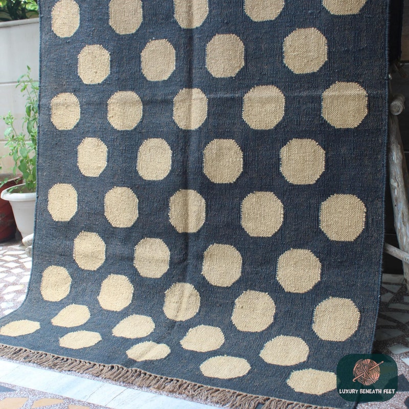 Polka Dot Rug - Etsy