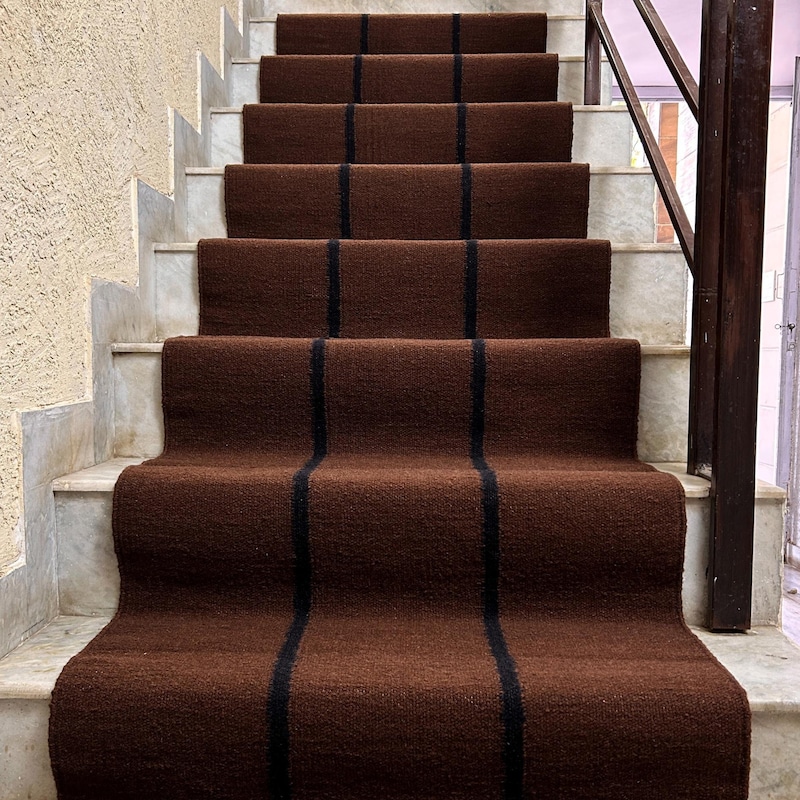 Brown Black Red Runner - Etsy UK