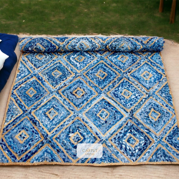 Denim Rug - Etsy