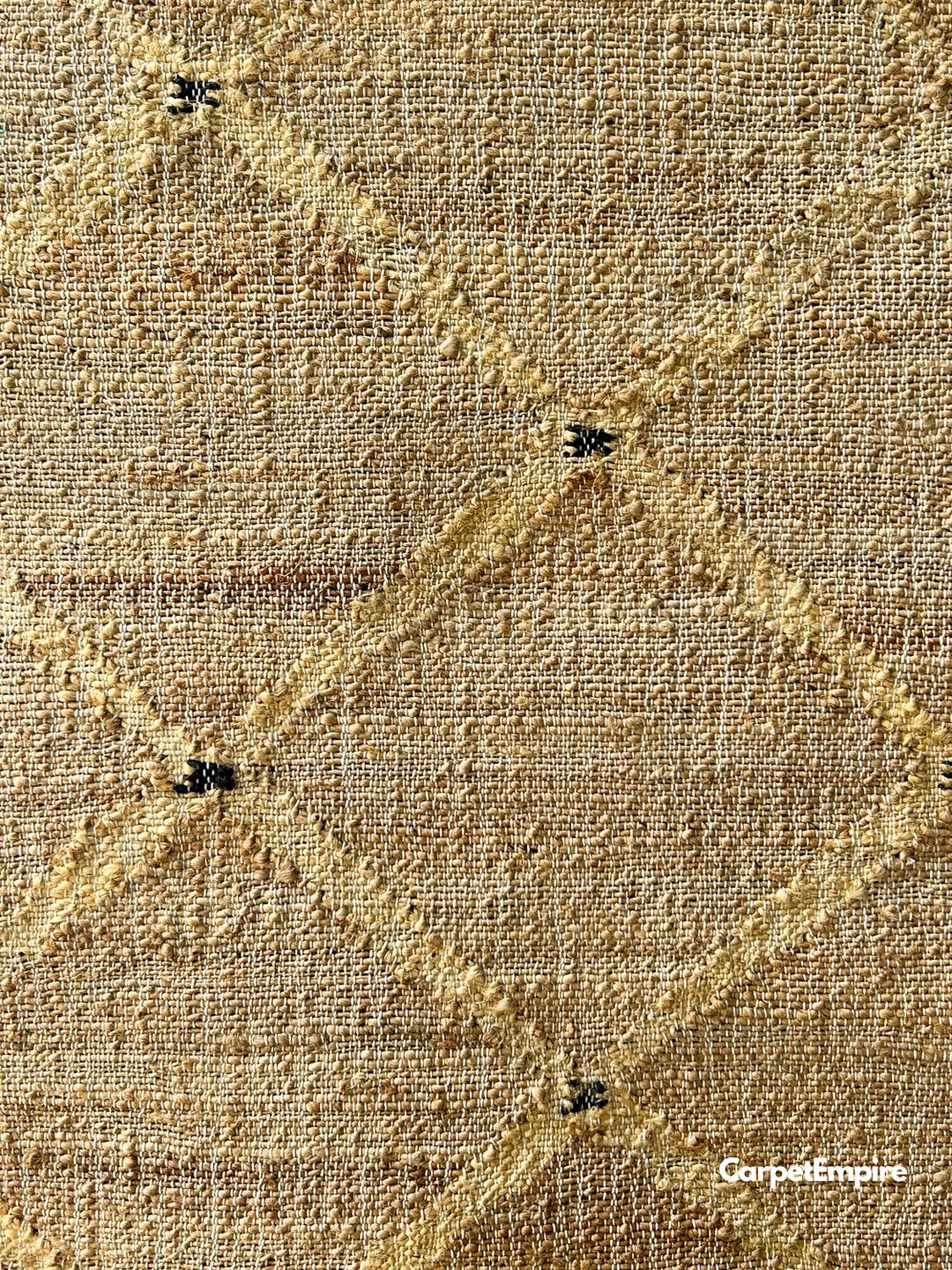 Neutral Jute Rug, Rustic Handwoven Geometric Jute Area Rug, Farmhouse ...