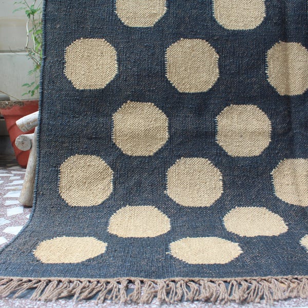 Polka Dot Rug - Etsy
