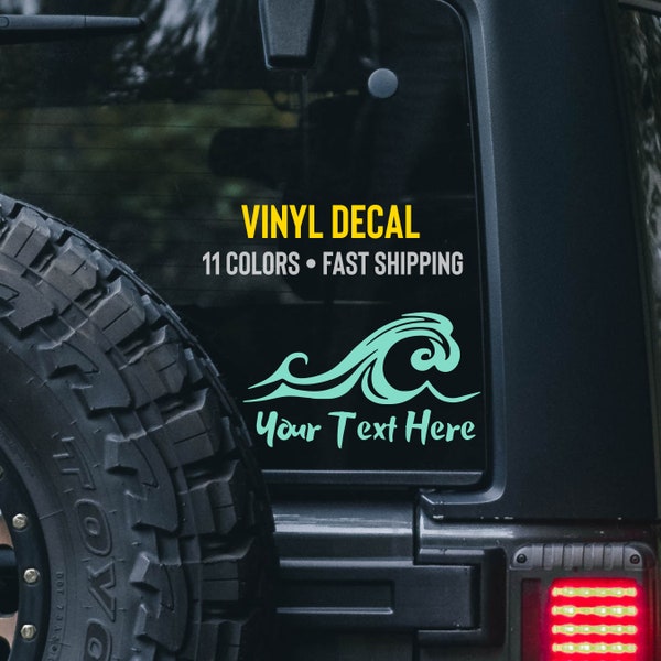 Beach Car Decal - Etsy