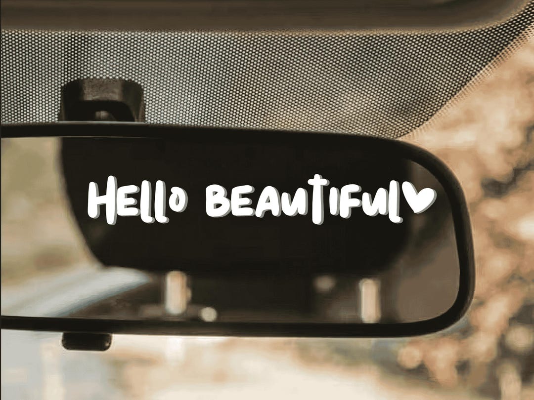 Cute Car Mirror Sticker for Side Window Decal for Rearview Mirror Cute ...