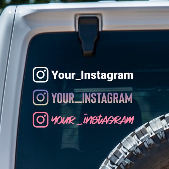 Trucks Drift Racing Cars Custom Instagram Vinyl Stickers for Rally and ...