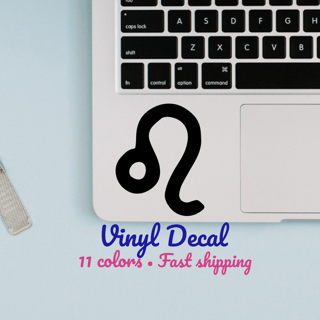 Leo Zodiac Sign Decal Astrology Sign Holographic Cute Vinyl - Etsy