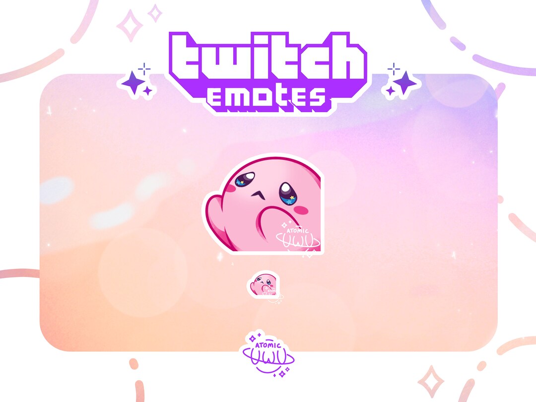 Kirby Gib / Hold Me Twitch & Discord Emote - Etsy