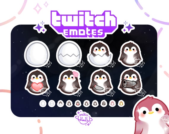 Penguin Twitch & Discord Badges Ultimate Set - Etsy