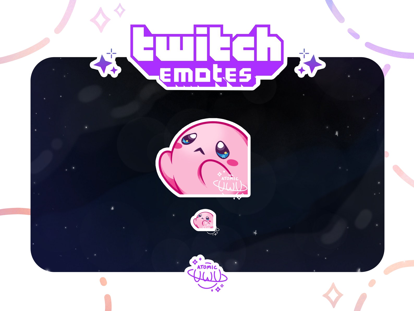Kirby Gib / Hold Me Twitch & Discord Emote - Etsy