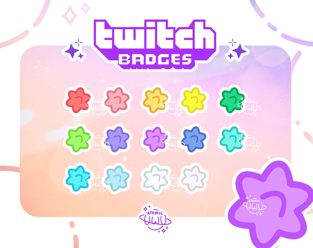 ACNH Star Fragments Set Twitch Badges & Discord Emotes - Etsy