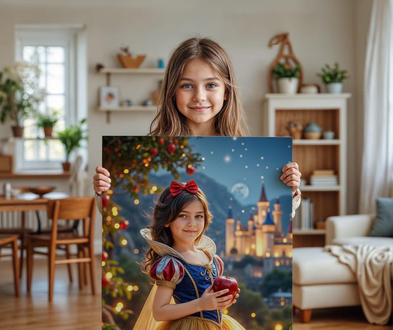 Personalized Elsa Portrait , Princess Portrait , Custom Princess ...