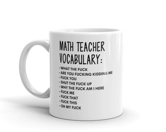 Funny Math Teacher Mug - Etsy