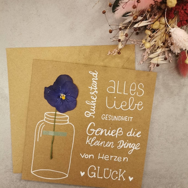 Karte zum ruhestand - Etsy.de