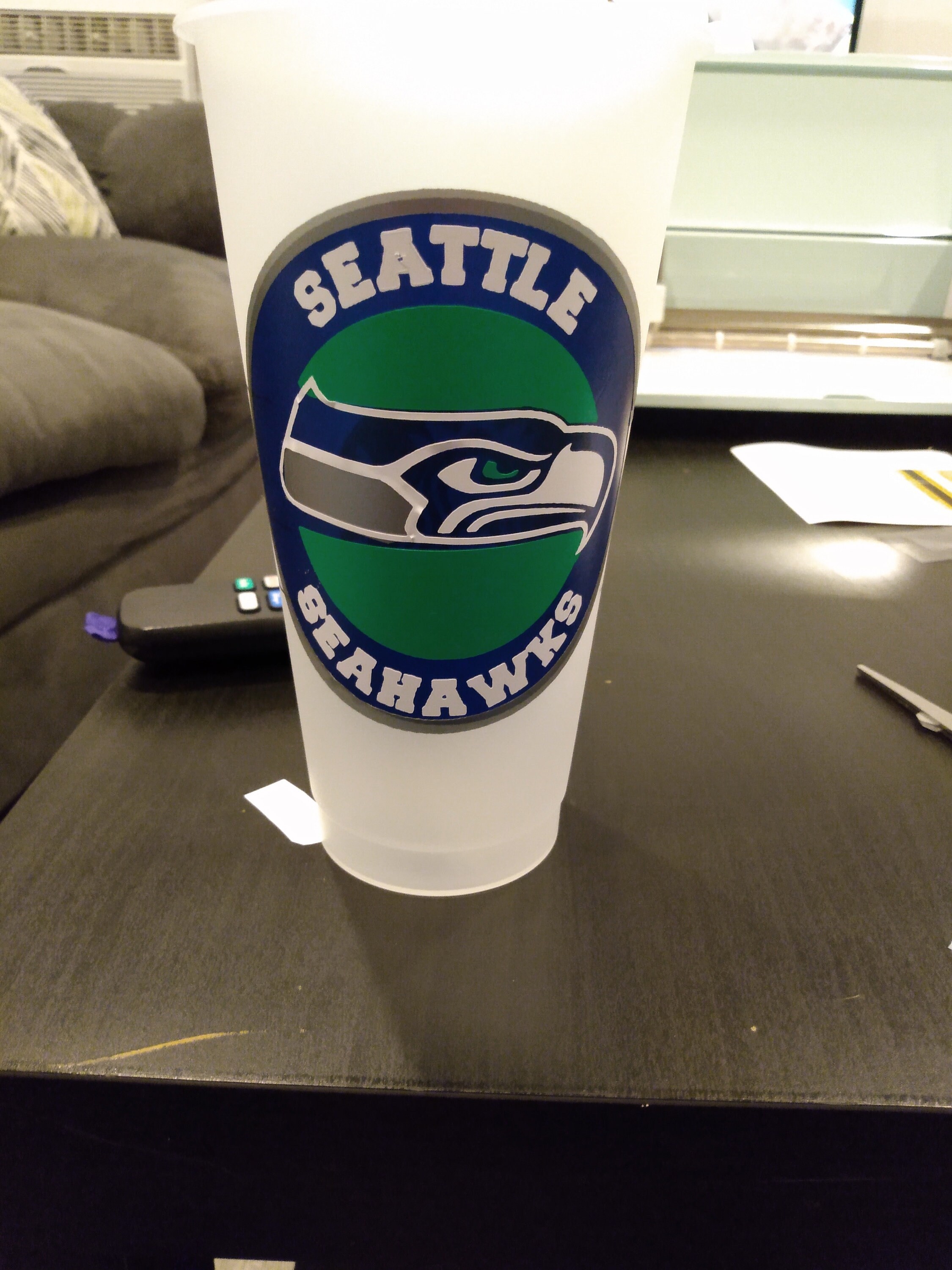 Seahawks Reusable Cup - Etsy