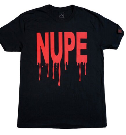 Nupes Do It Better Screen Printed T-Shirt, Red
