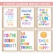 Positive Classroom Printable Posters, Affirmations for Kids ...