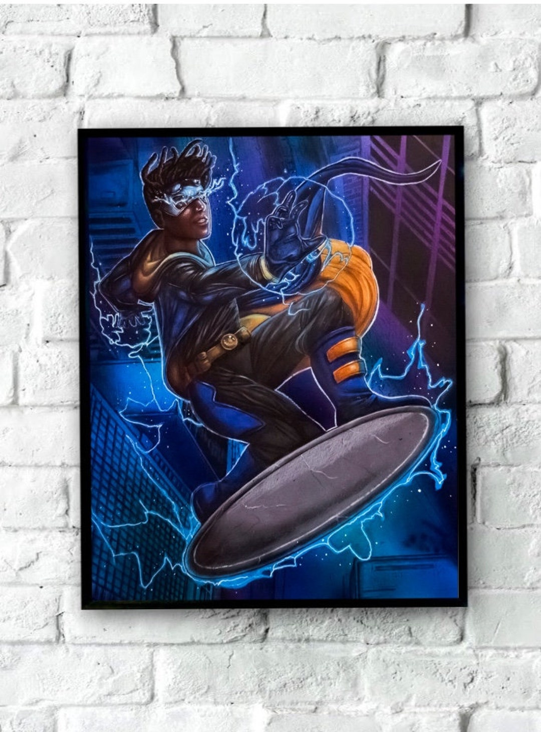 Static Artist Signed PRINT 11x14 Comic Book Art, Wall Art, Wall Decor ...