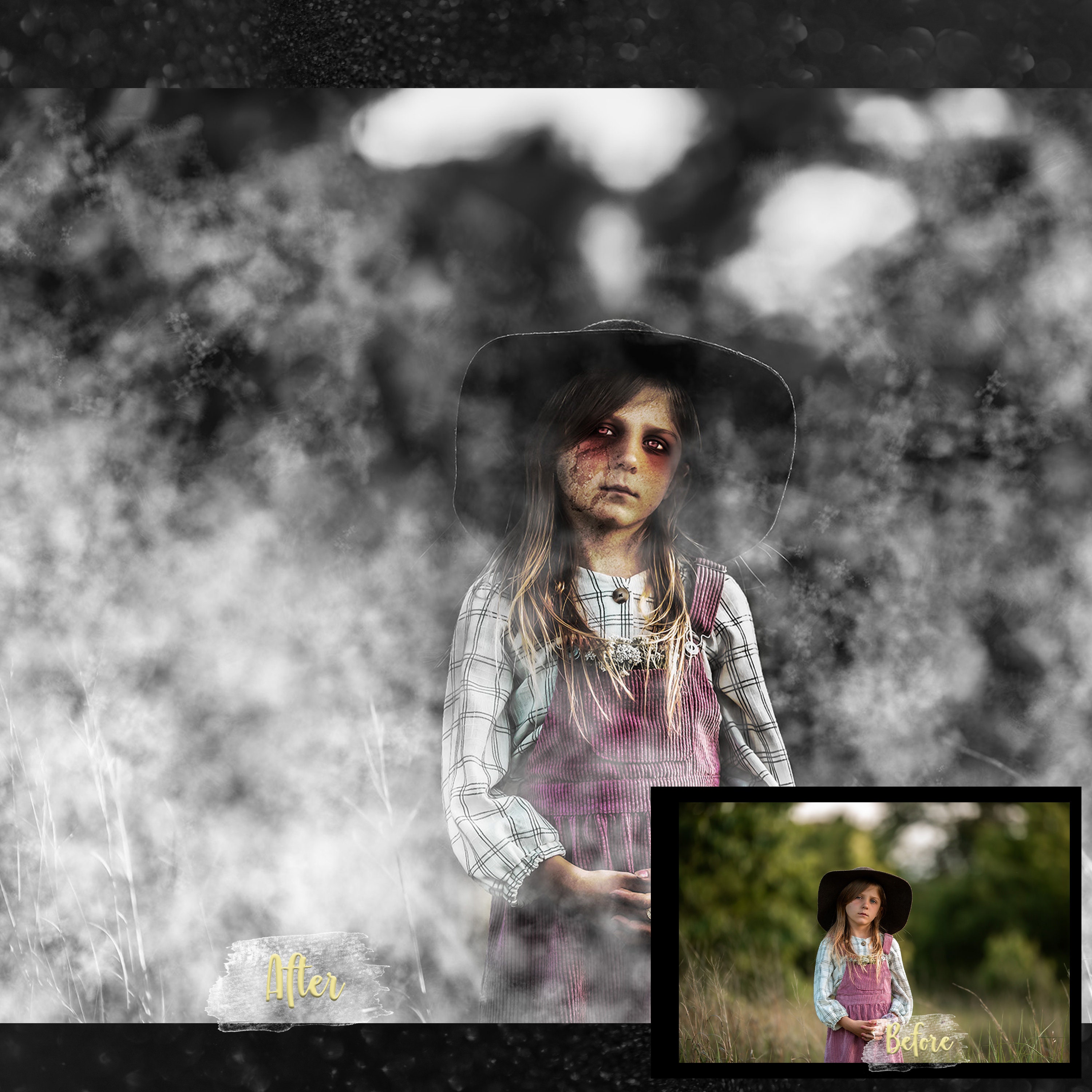 Photoshop Zombie Apocalypse Walker Halloween Editing Tools - Etsy