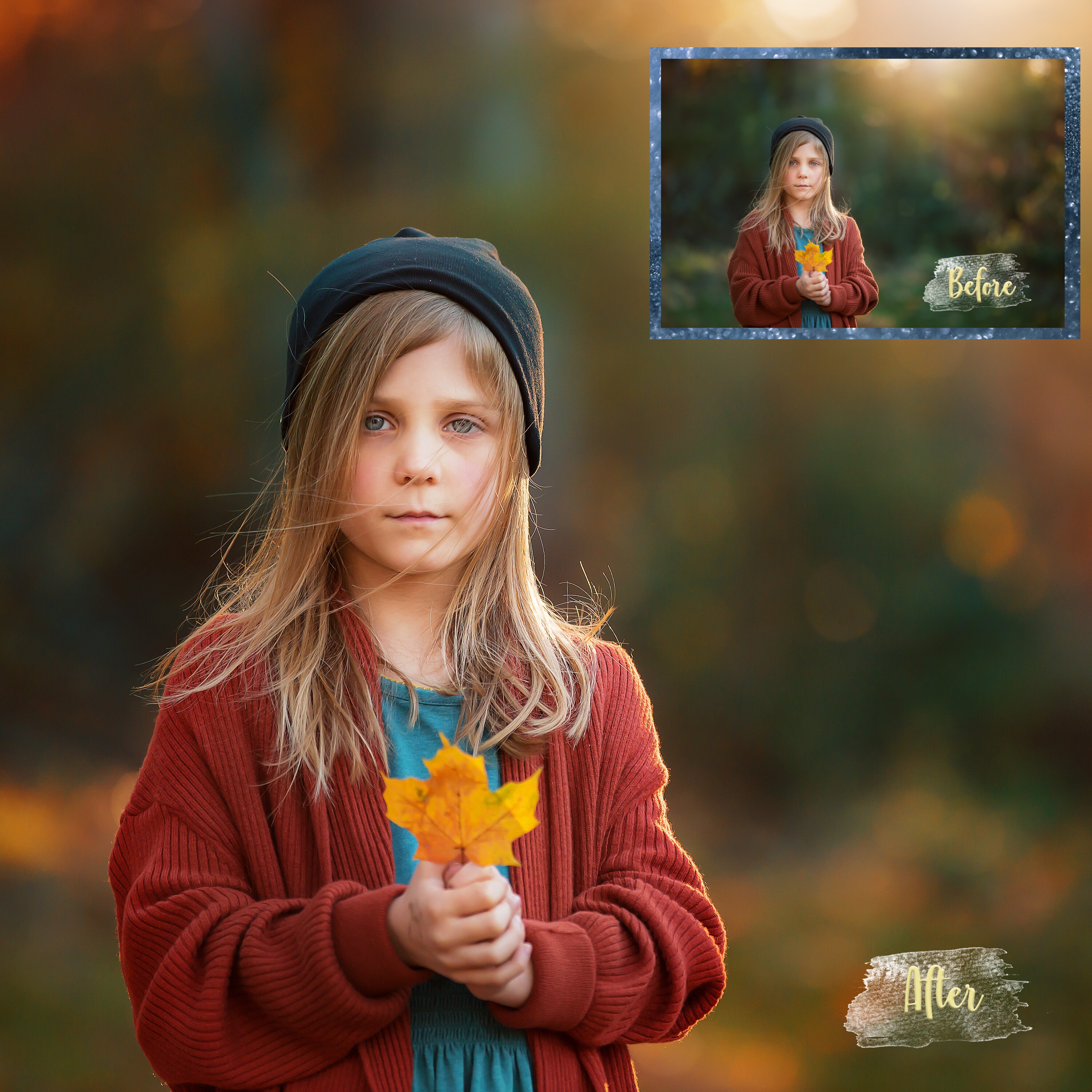 Autumn Foliage Photoshop Action, Fall Colors Photoshop Action, Editing ...