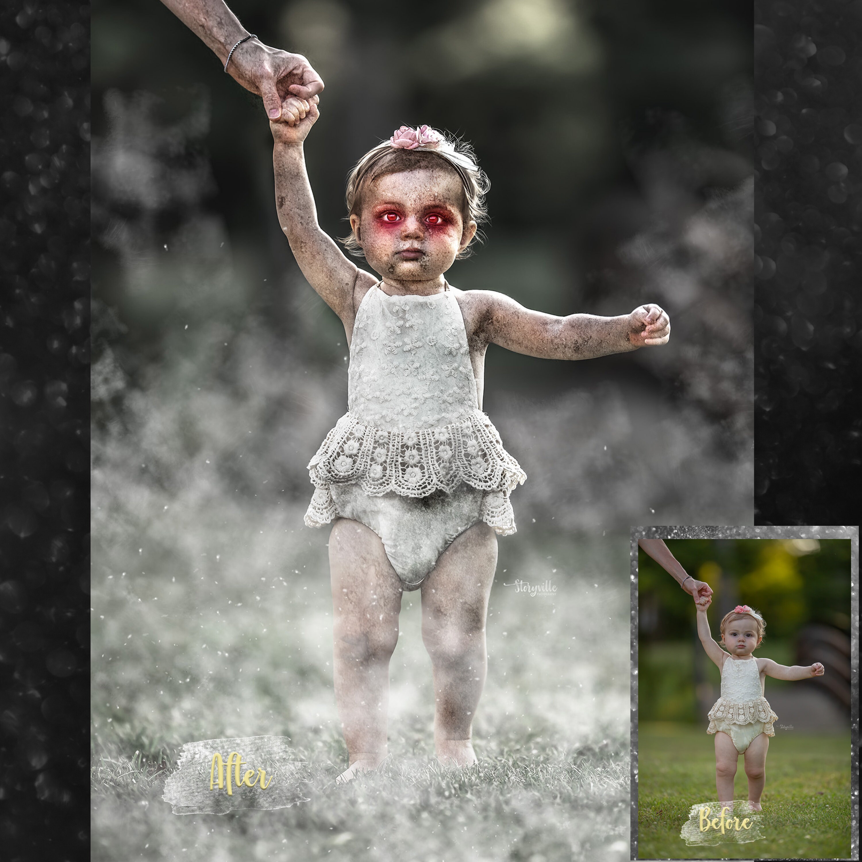 Photoshop Zombie Apocalypse Walker Halloween Editing Tools - Etsy
