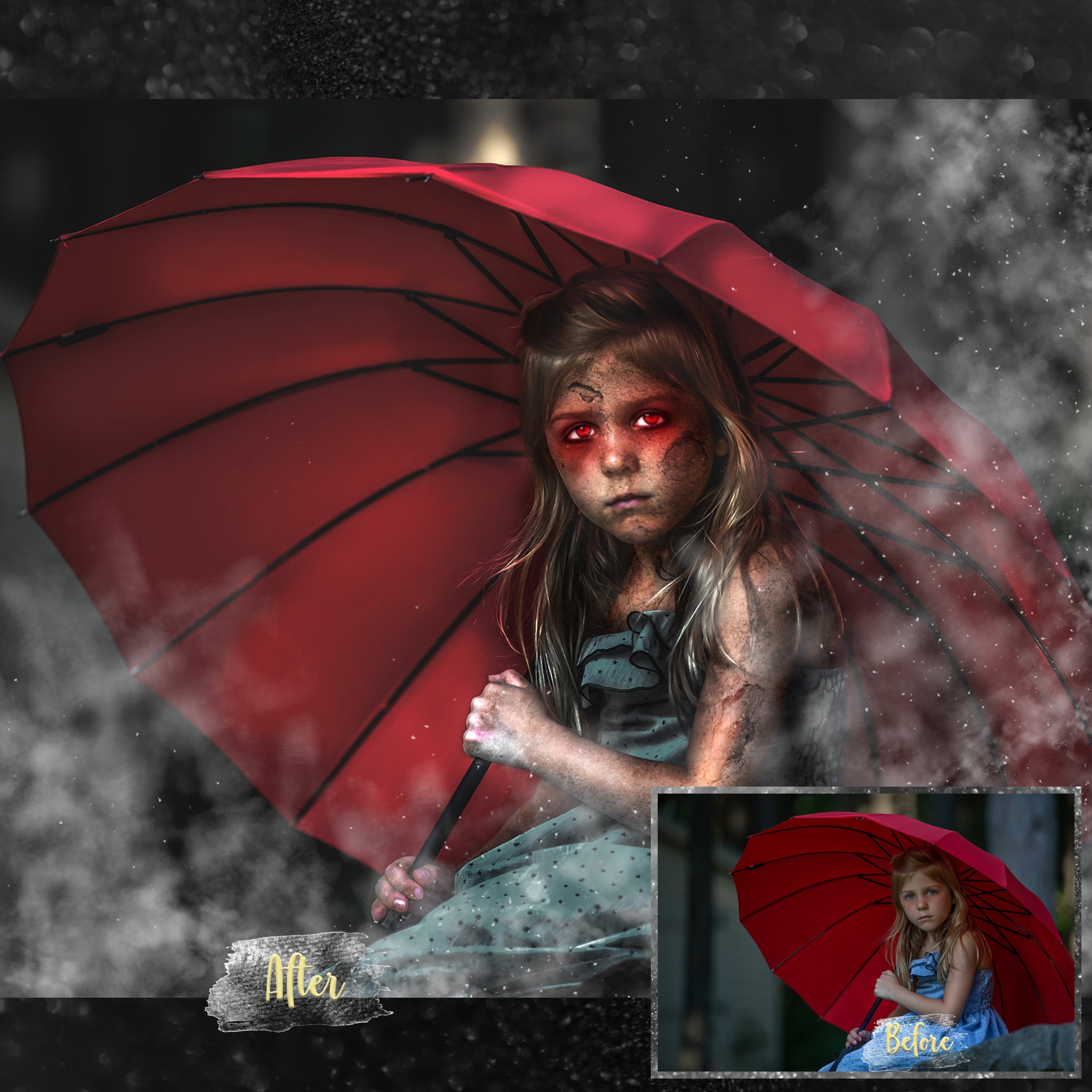 Photoshop Zombie Apocalypse Walker Halloween Editing Tools - Etsy