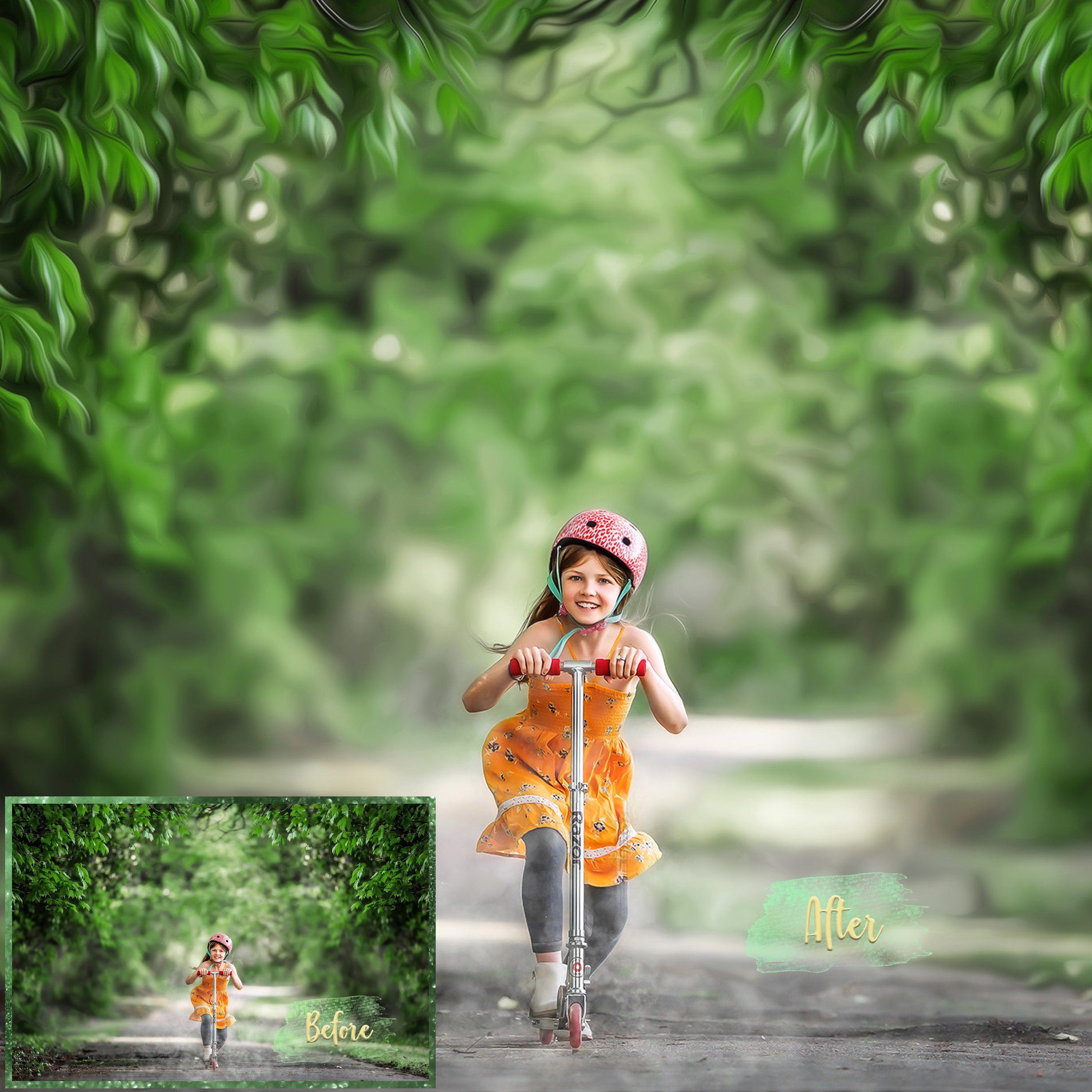 Painterly Photoshop Action, Painterly Effect, Digital Art, Painterly ...