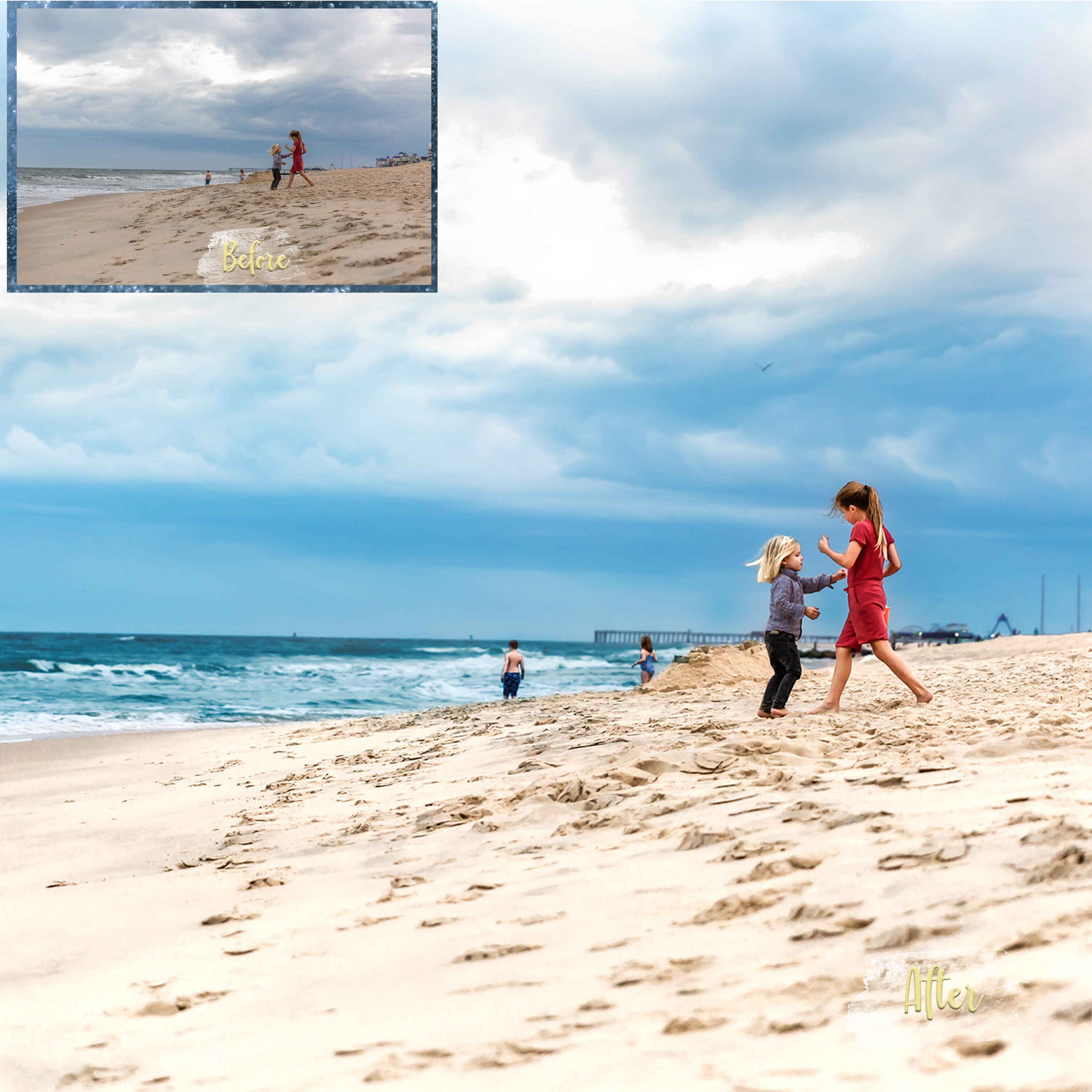 Beach Vibes Photoshop Action Photoshop Filter Gift for - Etsy UK