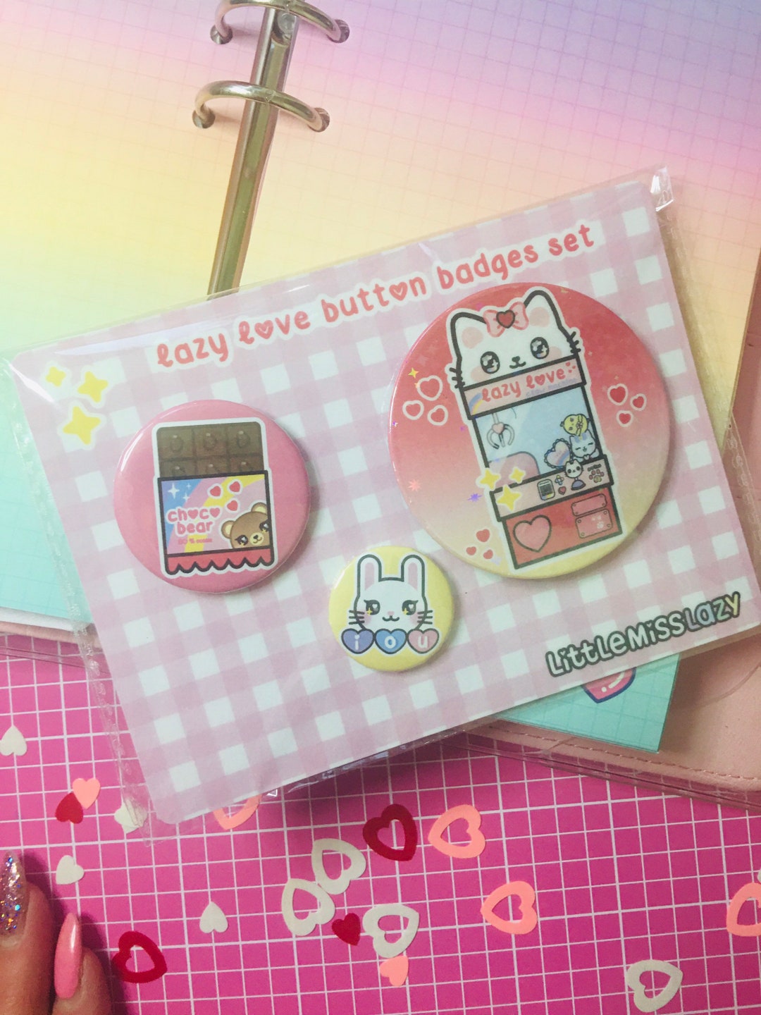 Chapas Lazy Love Pin Button Badges - Etsy