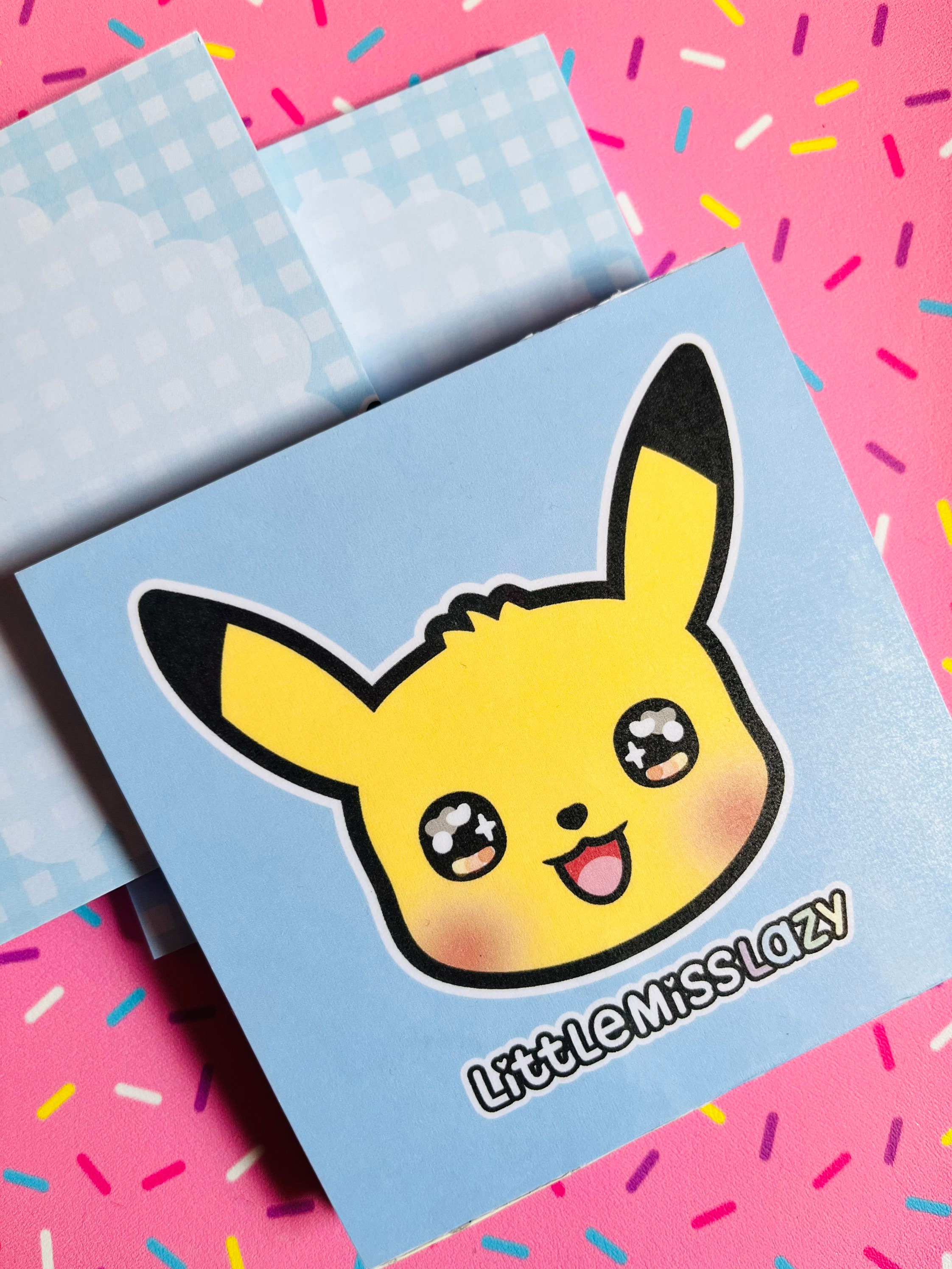 Bloc De Notas Pikachu pokémon Cute Stationery Kawaii | Etsy