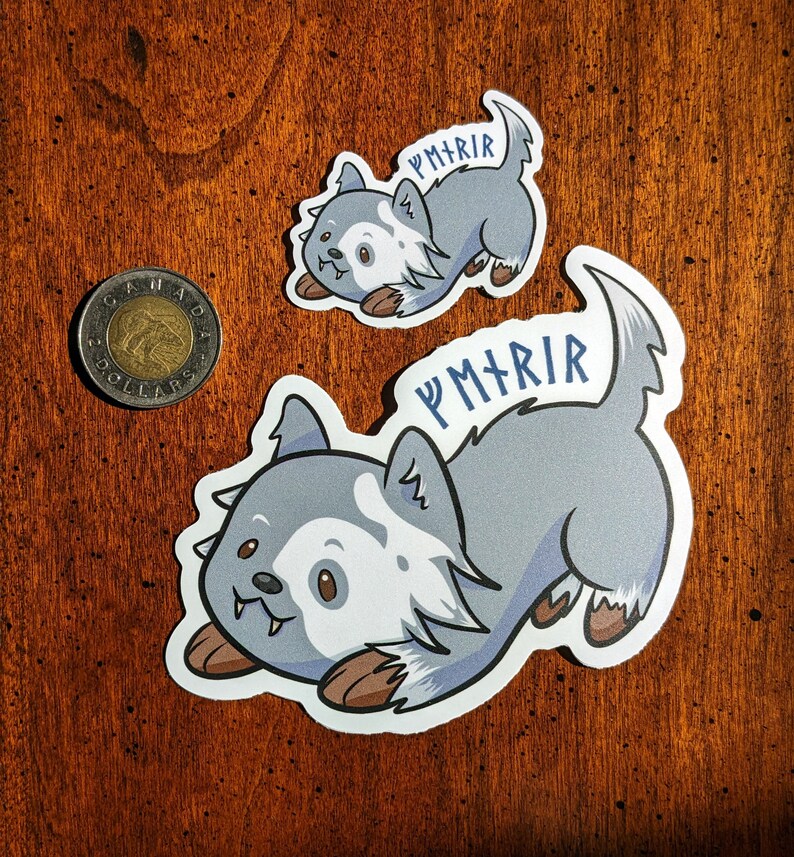 Chibi Fenrir Sticker - God of War: Ragnarok / Vinyl / Matte ...