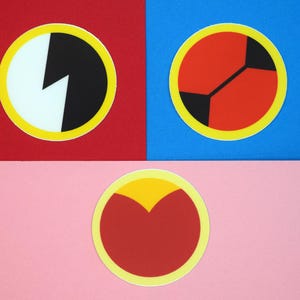 Megaman Protoman Roll EXE Symbol Stickers | 2 Inches Round | Matte ...