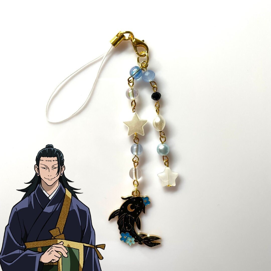 Suguru Geto Phone Charm Jujutsu Kaisen Beaded Phone Charm - Etsy UK