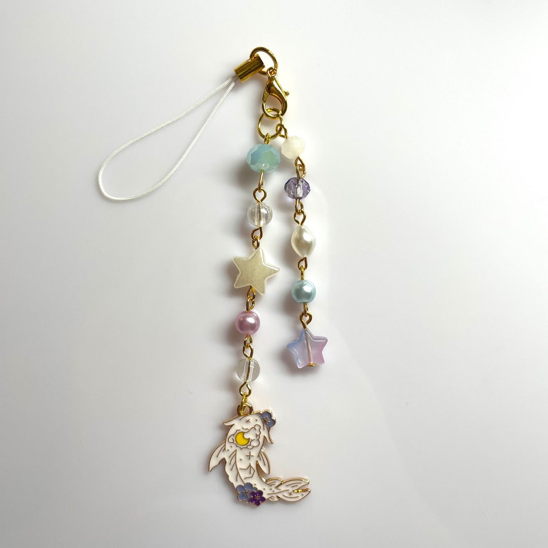 Satoru Gojo Phone Charm Jujutsu Kaisen Beaded Phone Charm Y2K Jewelry ...