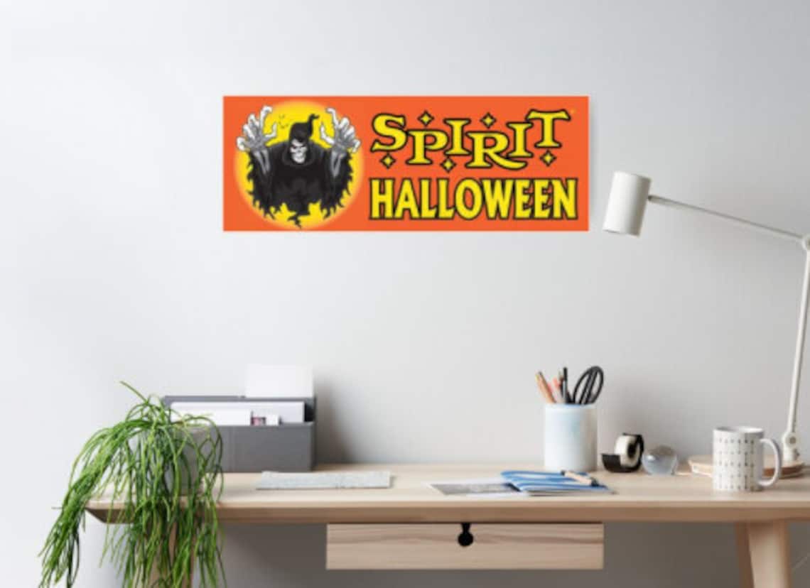 Spirit Halloween logo Poster | Etsy