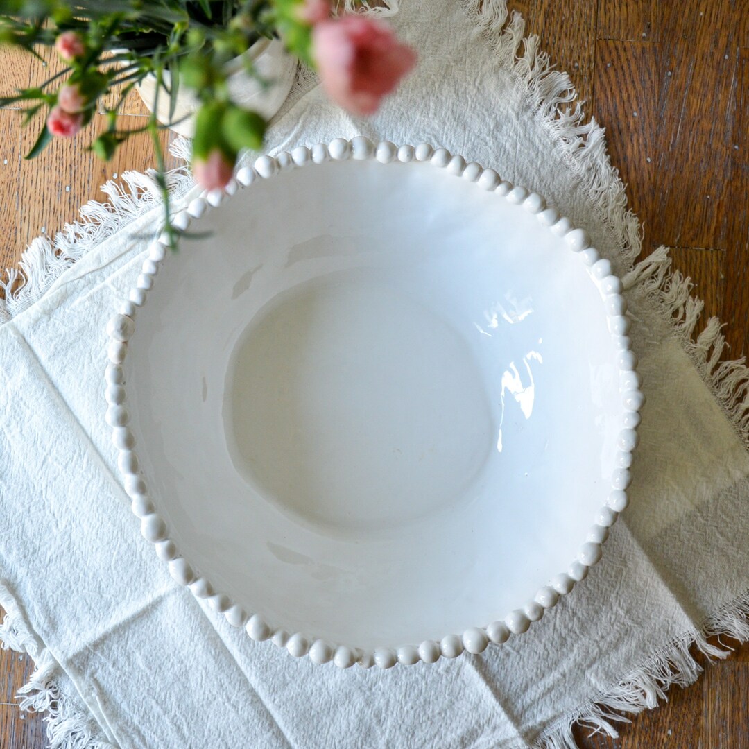 PRE-ORDER Ceramic Centerpiece Plate, Modern Style, Gift, Large Fruit ...