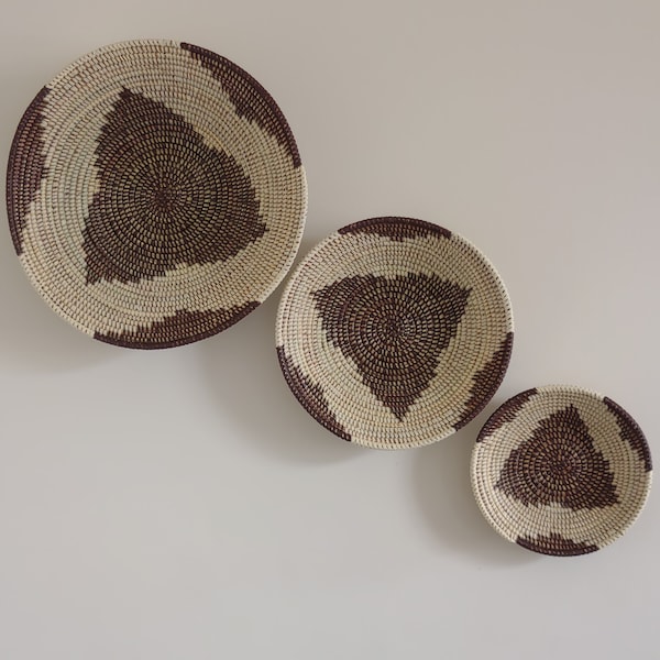 Wall Basket Set of 3 - Etsy