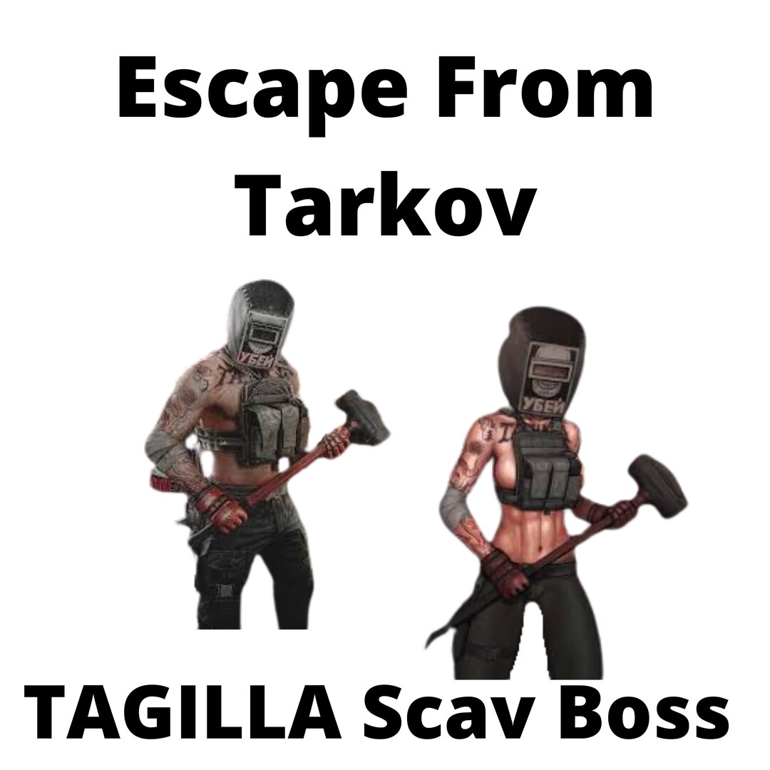 Escape From Tarkov Sticker Pack Tagilla Set Scav Boss - Etsy