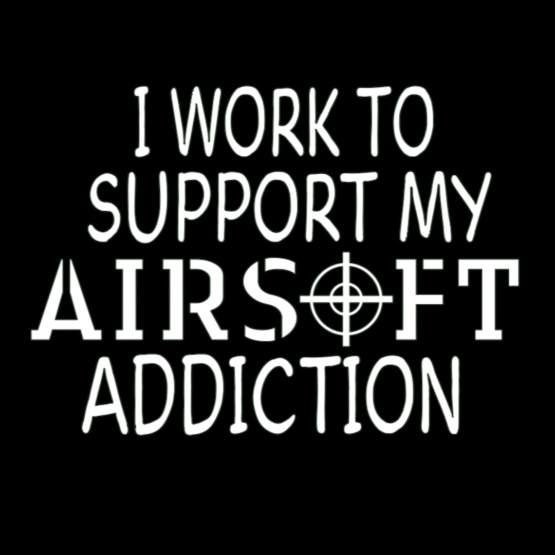 Airsoft Decal, Funny Airsoft Sticker, Vinyl Decal for Car, Airsoft ...