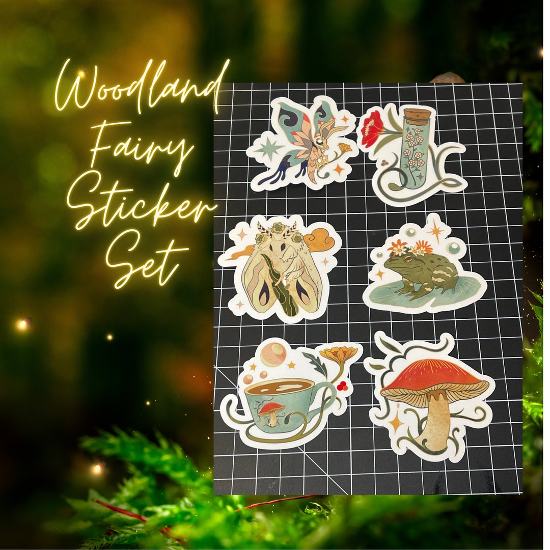 Woodland Fairy Creatures, Sticker Set, Eldon Ring, the Lord of the ...