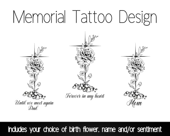 In Loving Memory Cross Tattoos